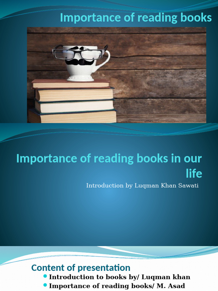 Importance of Reading Books in Our Life | PDF | Knowledge | Thought