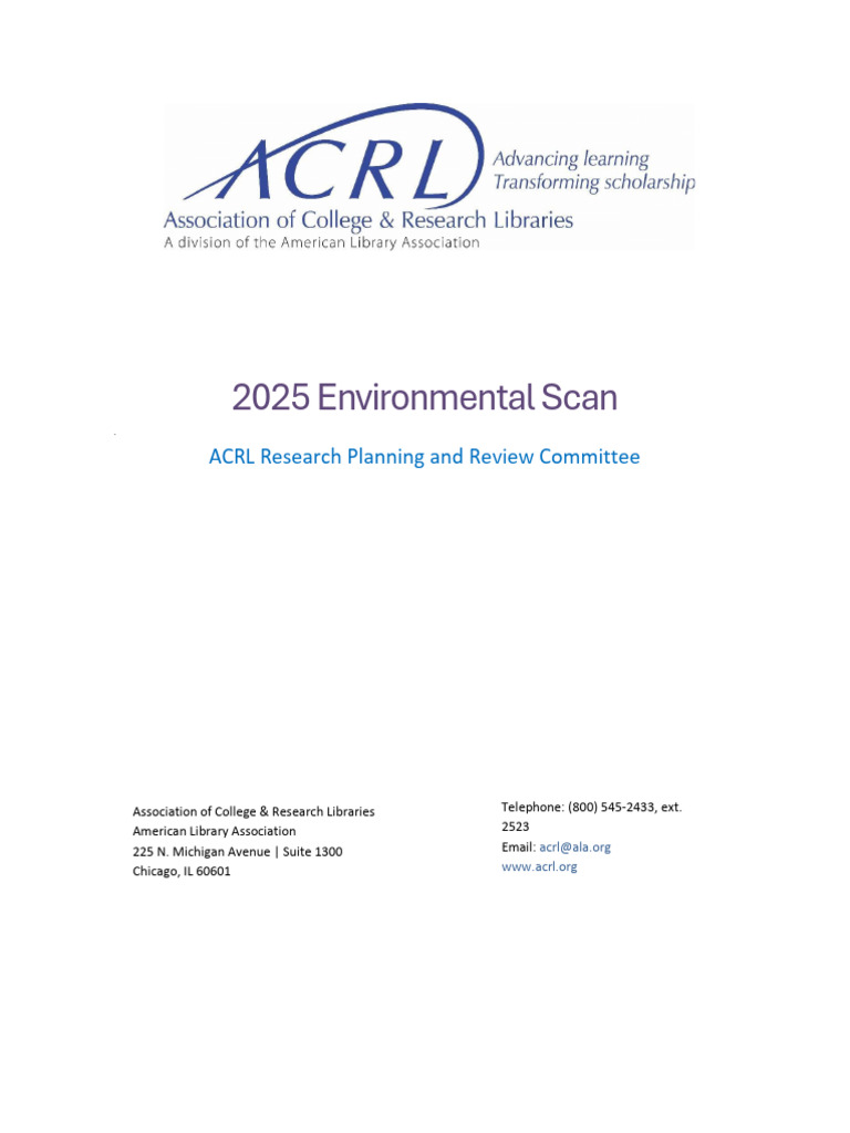 Strategic Analysis Higher Education and AI Trends 2025 PDF | PDF