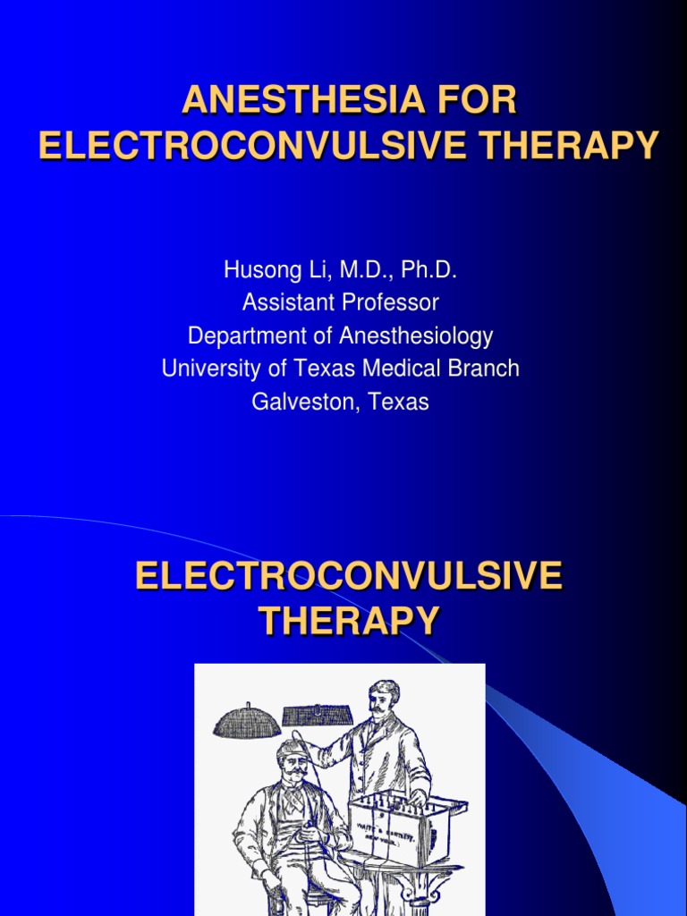 ECT Anesthesia Protocols and Considerations | PDF | Electroconvulsive ...