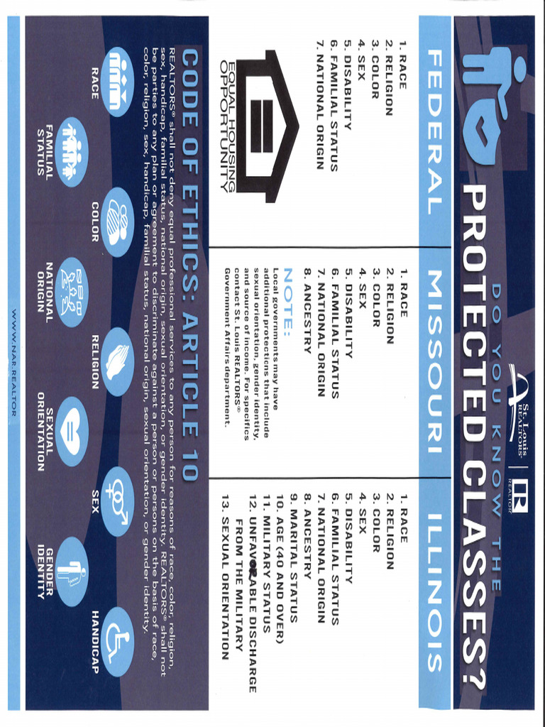 Protected Classes Poster | PDF