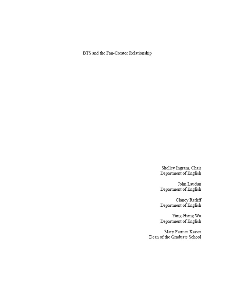 BTS and Fan Engagement Dynamics | PDF