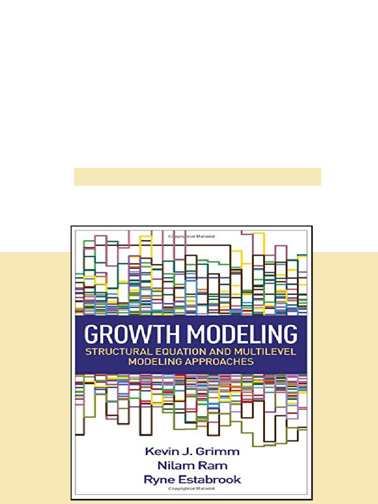 (Ebook) Growth Modeling: Structural Equation and Multilevel Modeling ...