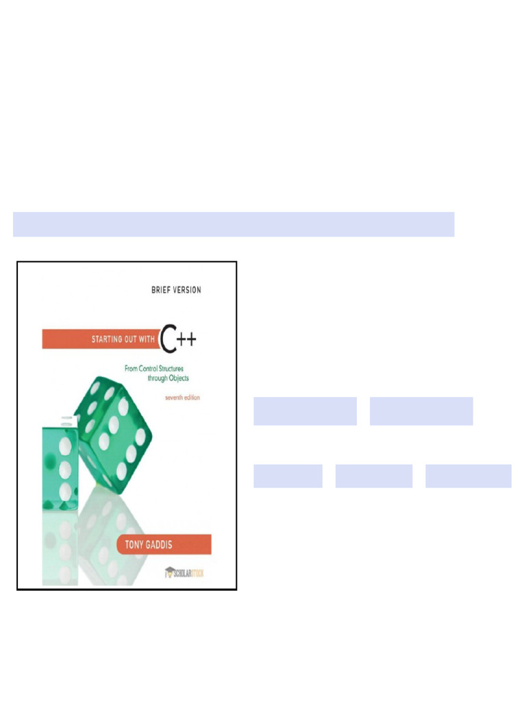 Solution Manual for Starting Out with C++: From Control Structures ...