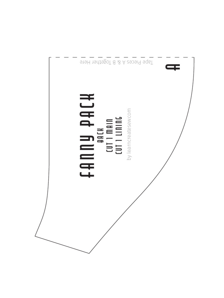 Classic Fanny Pack Pattern by Learncreatesew | PDF