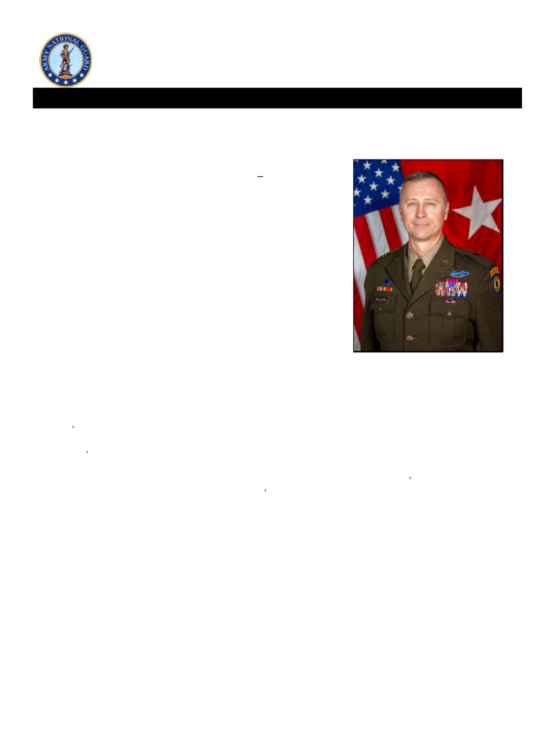 Brigadier General Carlin G. Williams Bio | PDF