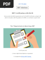 RBT Certification Attestation Form 2025 | PDF | Background Check