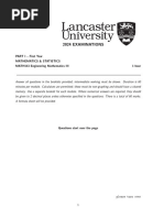 Formulae Booklet - OCR (A) Further Maths A-Level | PDF | Variance