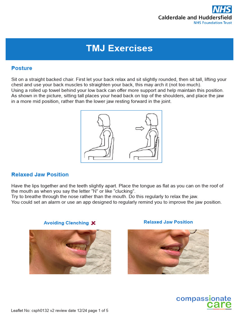 Csp2 Tmj Exercises A4 2023 02 09 113644 Pdf Mouth