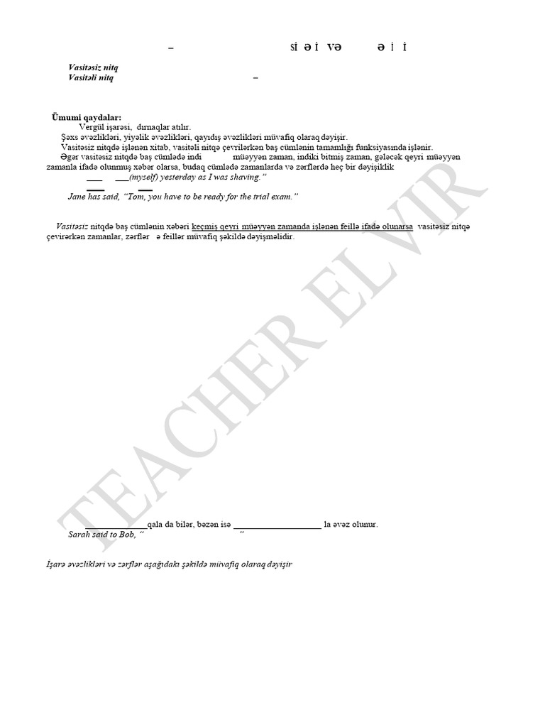 Direct, Indirect | PDF | Cost Of Living | Subject (Grammar)