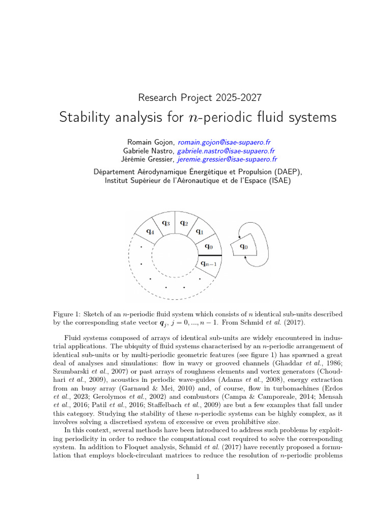 Stability Analysis of n-Periodic Fluid Systems | PDF | Mechanical ...
