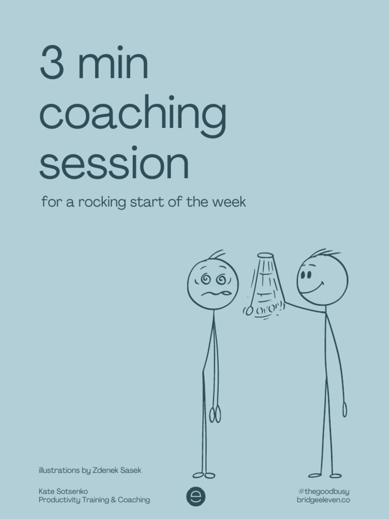 3 Min Coaching Session Rock The Start of The Week 1679973581 | PDF