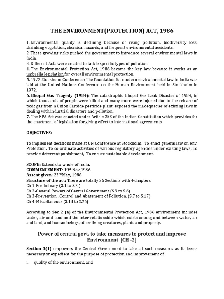 EPA, 1986 | PDF | Environmental Law | Search Warrant
