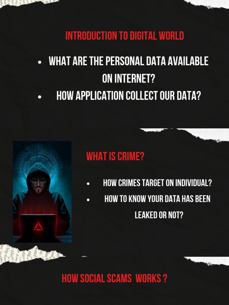 Understanding Online Personal Data and Scams | PDF