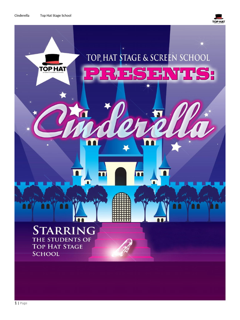 Cinderella Stage Production Guide | PDF | Cinderella