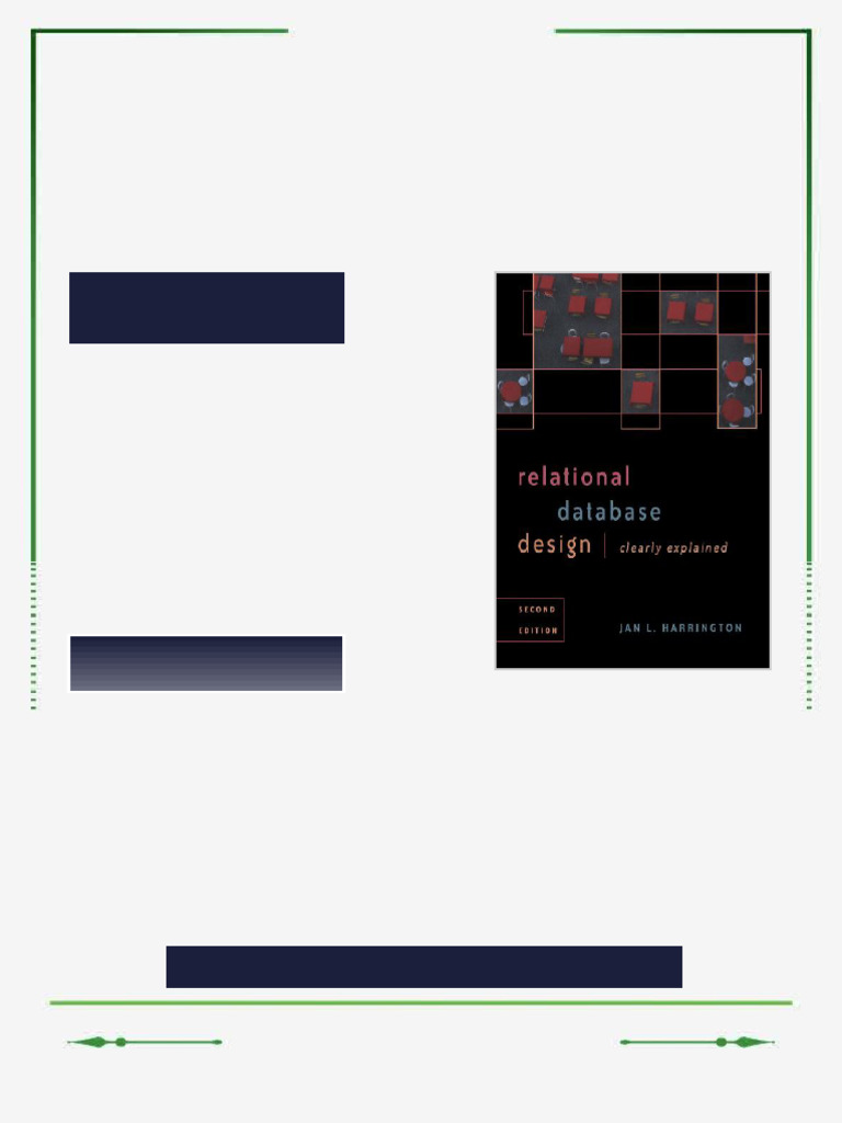 Relational Database Design Clearly Explained 2nd edition Edition Jan Lharington ebook reprint ...