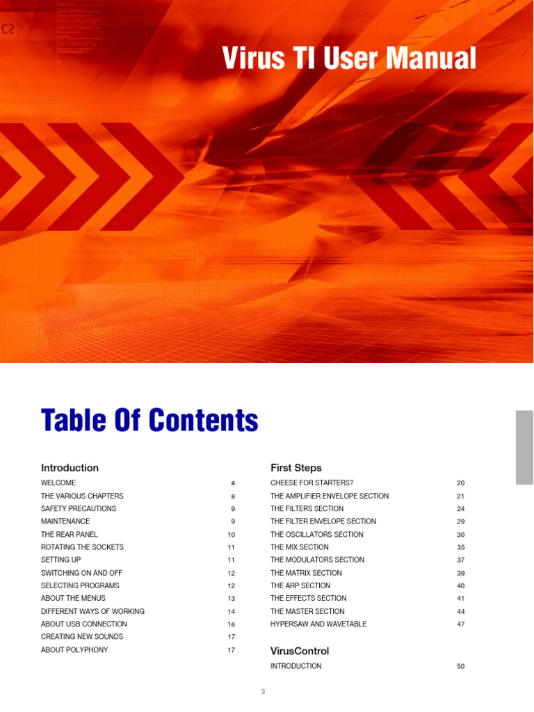Virus_TI_UM | PDF | Synthesizer | Resonance