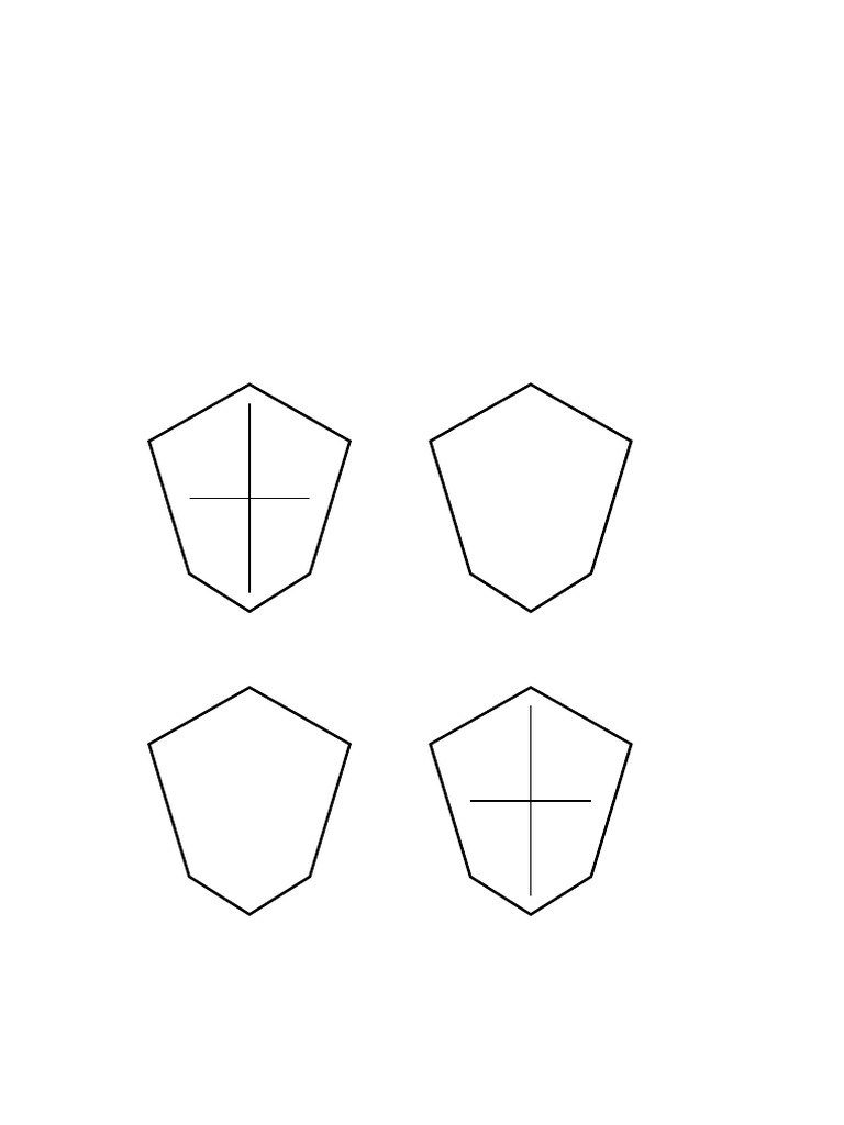 Knights Shields Patterns Printable | PDF