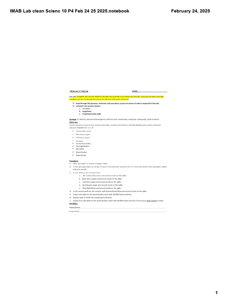 Lab Prep IMAB Compounds Feb 24 2025 - 複製 - 複製 | PDF