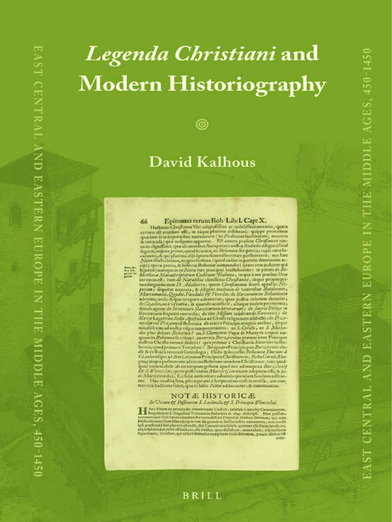 Legenda Christiani and Modern Historiogr | PDF | Writing | Publishing