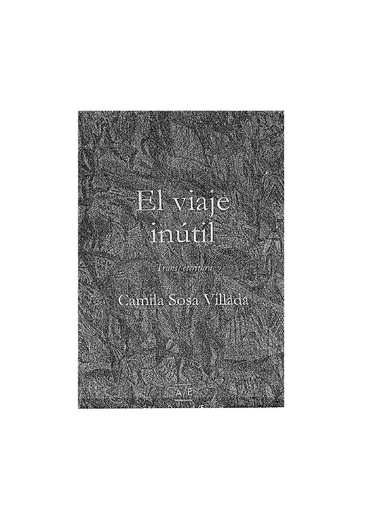 El Viaje Inútil. Camila Sosa Villada | PDF