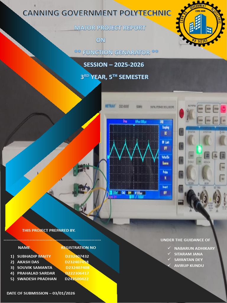 Project Function Genarator PRO | PDF | Amplitude | Electrical Engineering