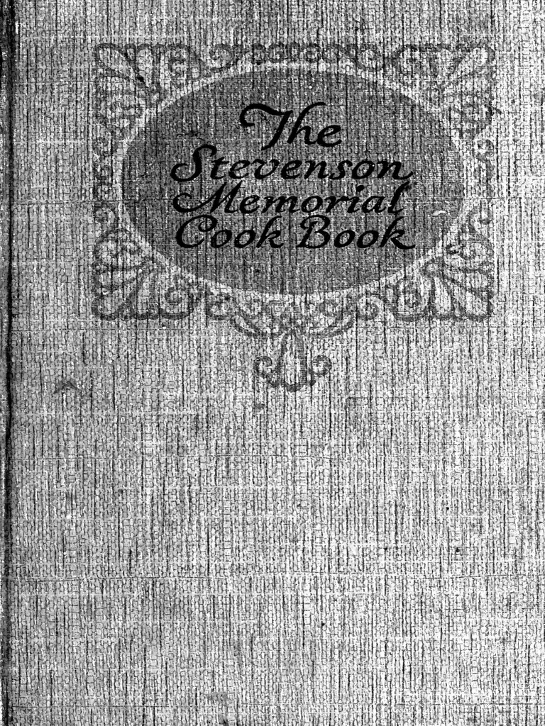 Stevenson Memorial Cook Book-1919 | PDF | Mayonnaise | Louisiana Creole ...