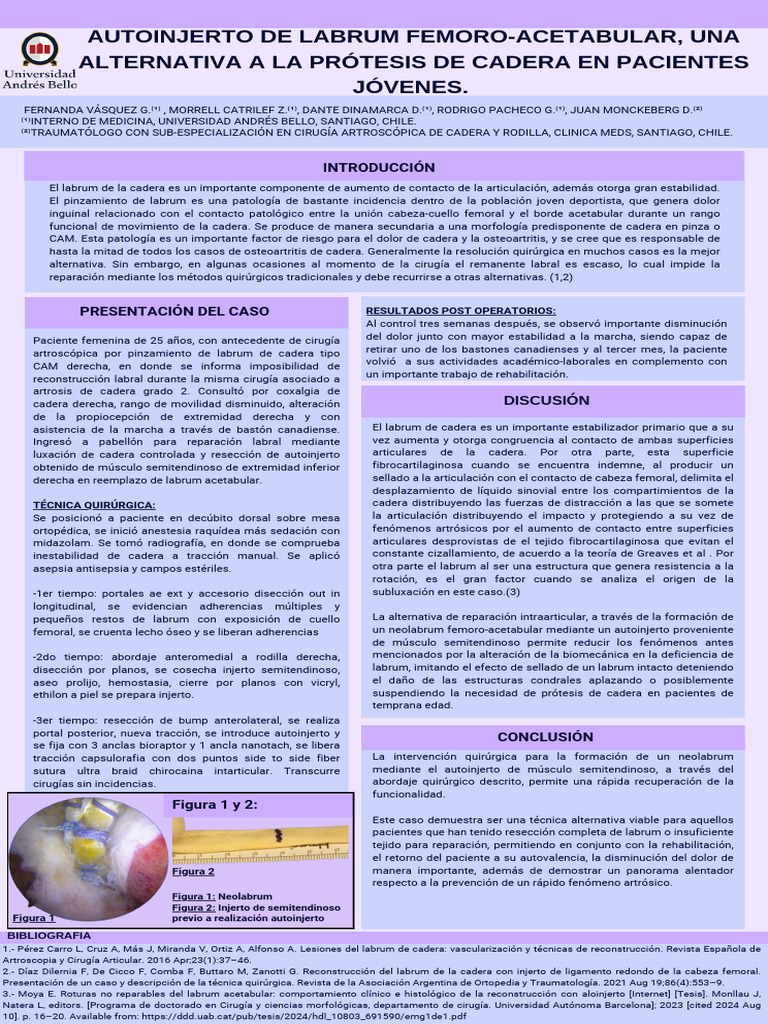 Reparación de labrum de cadera con injerto | PDF | Articulación | Cirugía