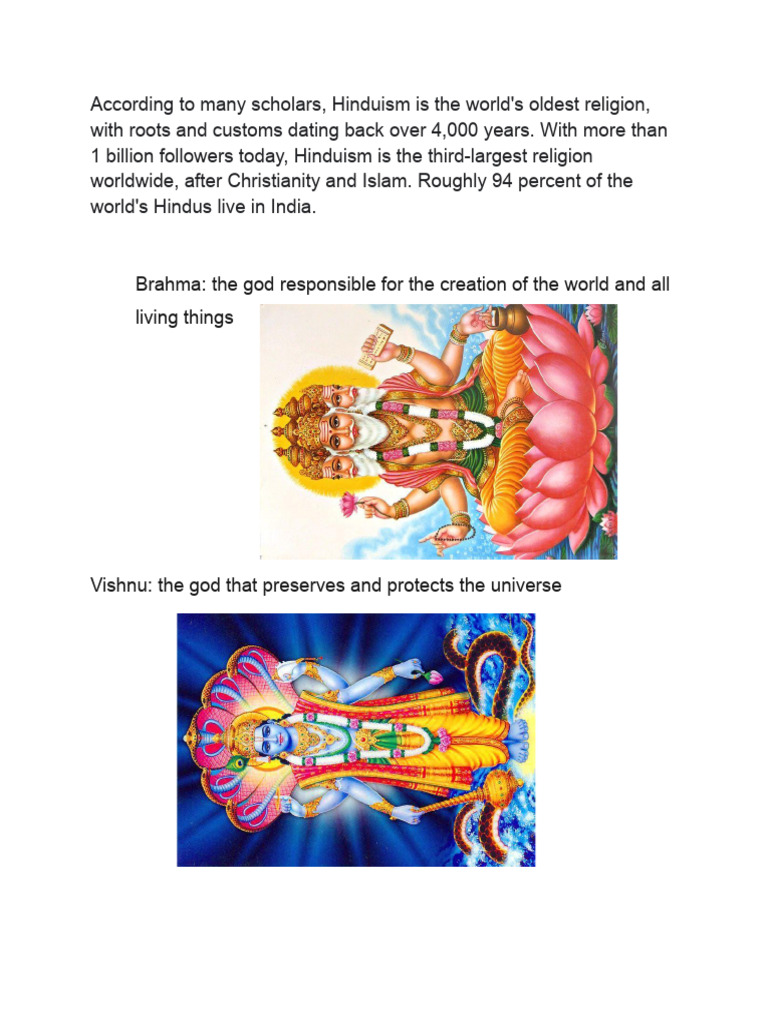 According To Many Scholars, Hinduism Is The World's Oldest Religion ...