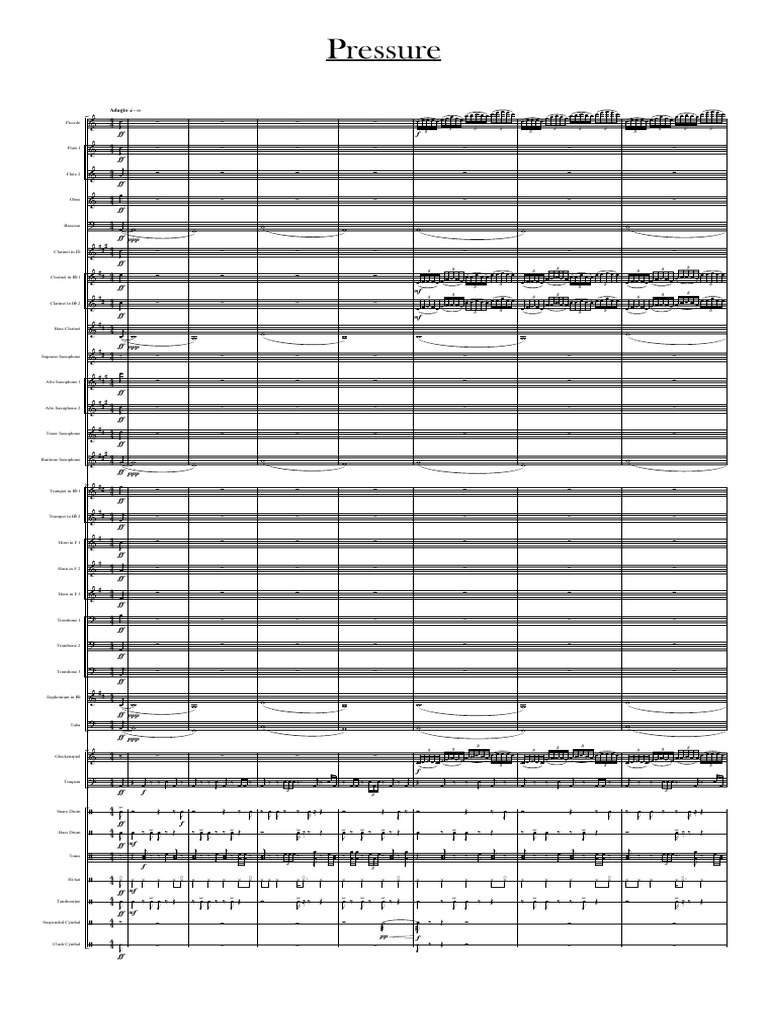 01 - Full Score - Untitled Project 1 | PDF | Musical Compositions ...