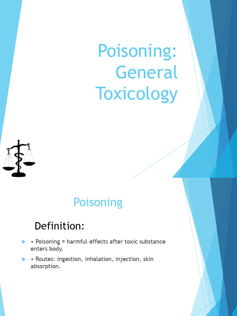Complete Poisoning Toxicology Presentation | PDF | Poison | Medical ...