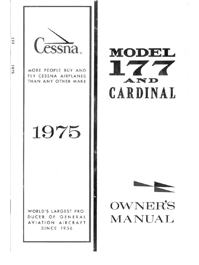 C177 Cardinal POH | PDF