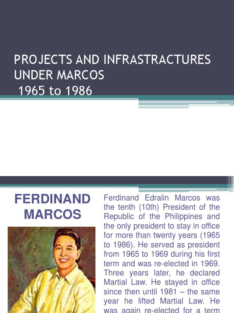 Marcos Infrastructure Projects (1965-1986) | PDF | Nuclear Energy ...