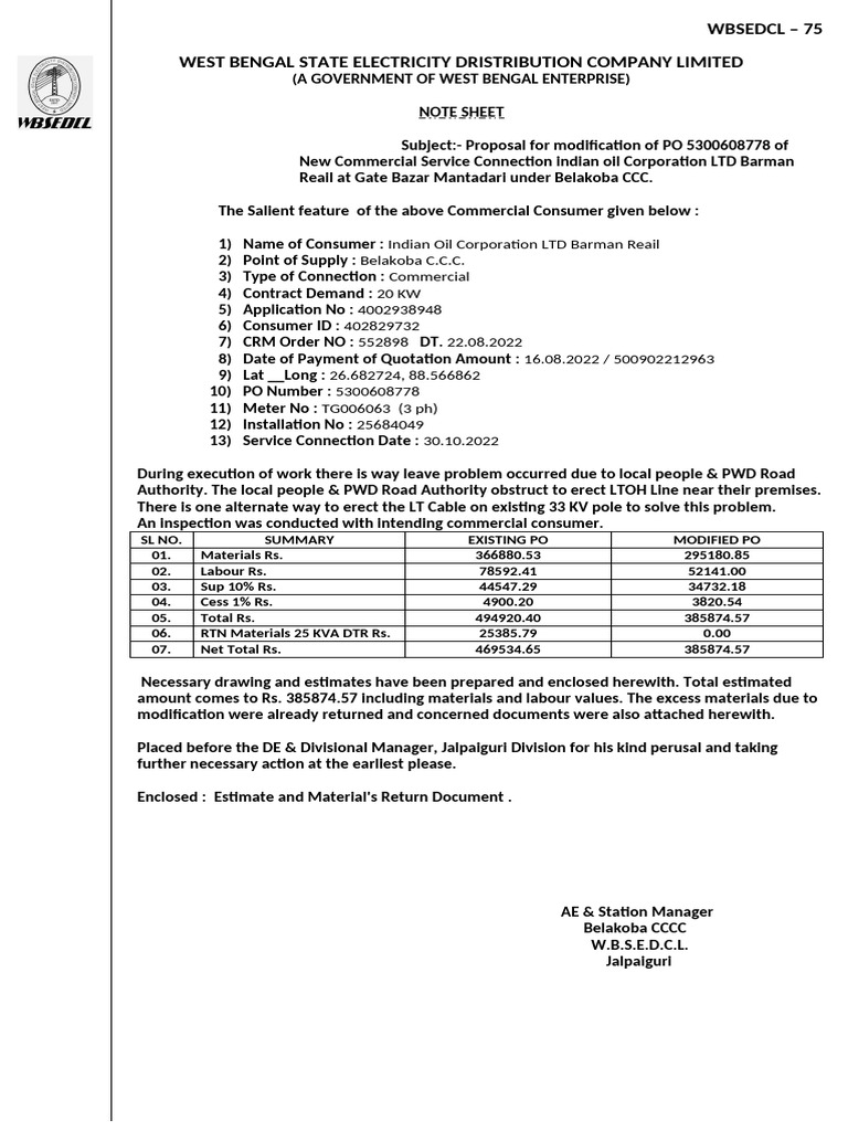 Nsc Modification Order | PDF | Power (Physics) | Electricity