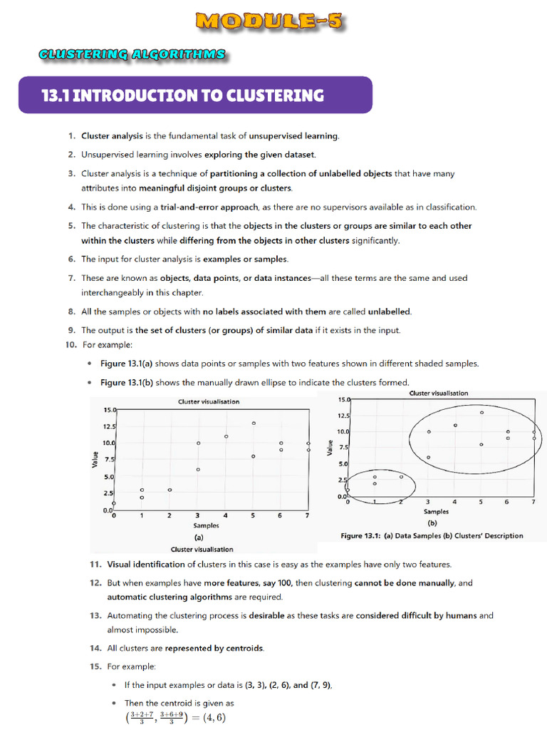 Mod5 Clustering | PDF
