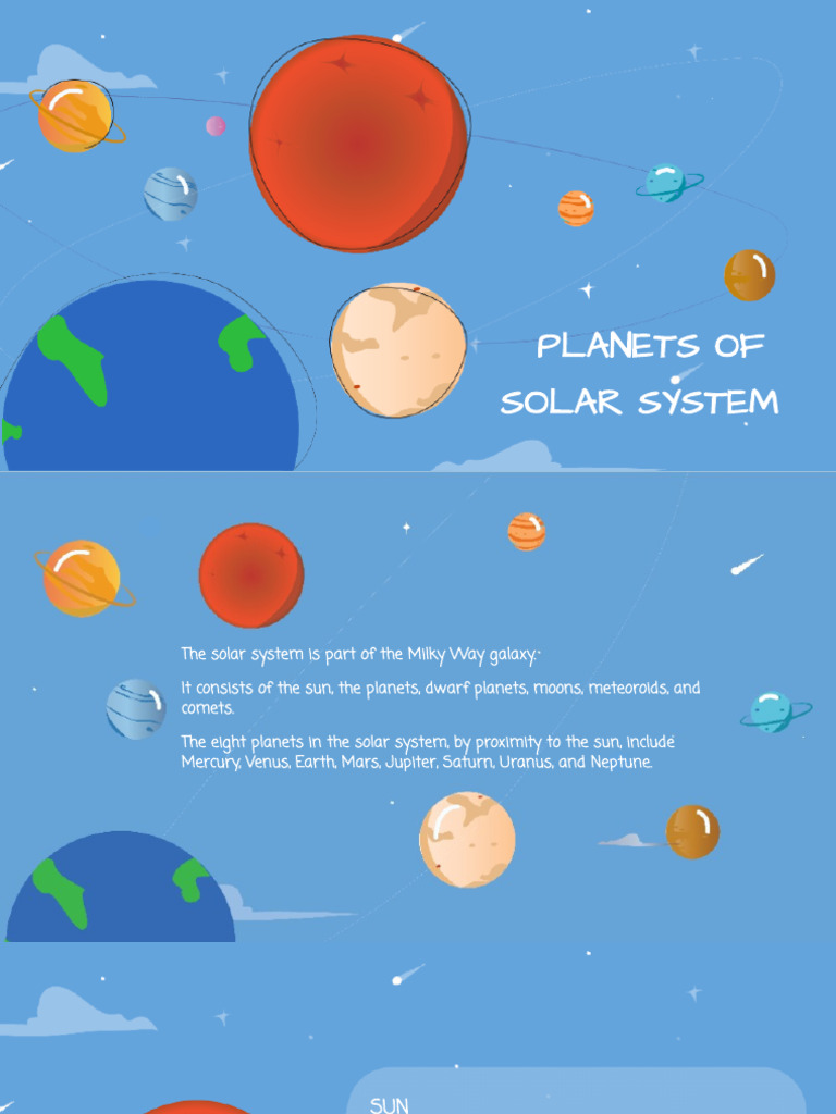 Planets of The Solar System | PDF