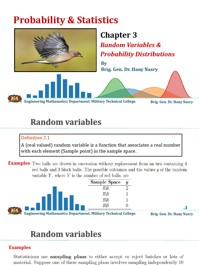 Random Variables and Distributions Explained | PDF | Probability ...