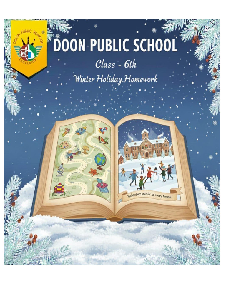 Winter Holiday Homework Class 6 2025-2026 | PDF