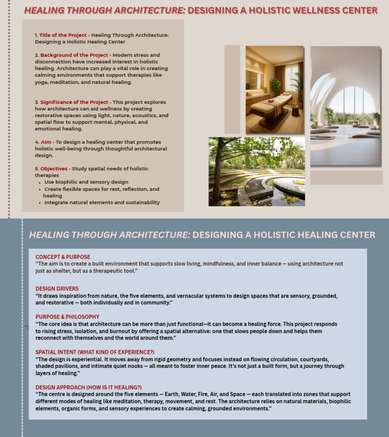 Holistic Healing Center Architecture Design | PDF | Mindfulness ...