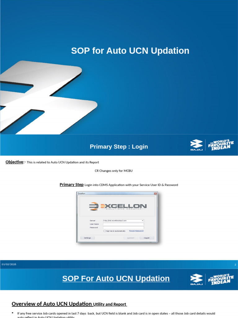 SOP For Auto UCN Updation | PDF | Computing | Software