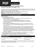 Guarantor Declaration Form for Manitoba | PDF | Identity Document ...