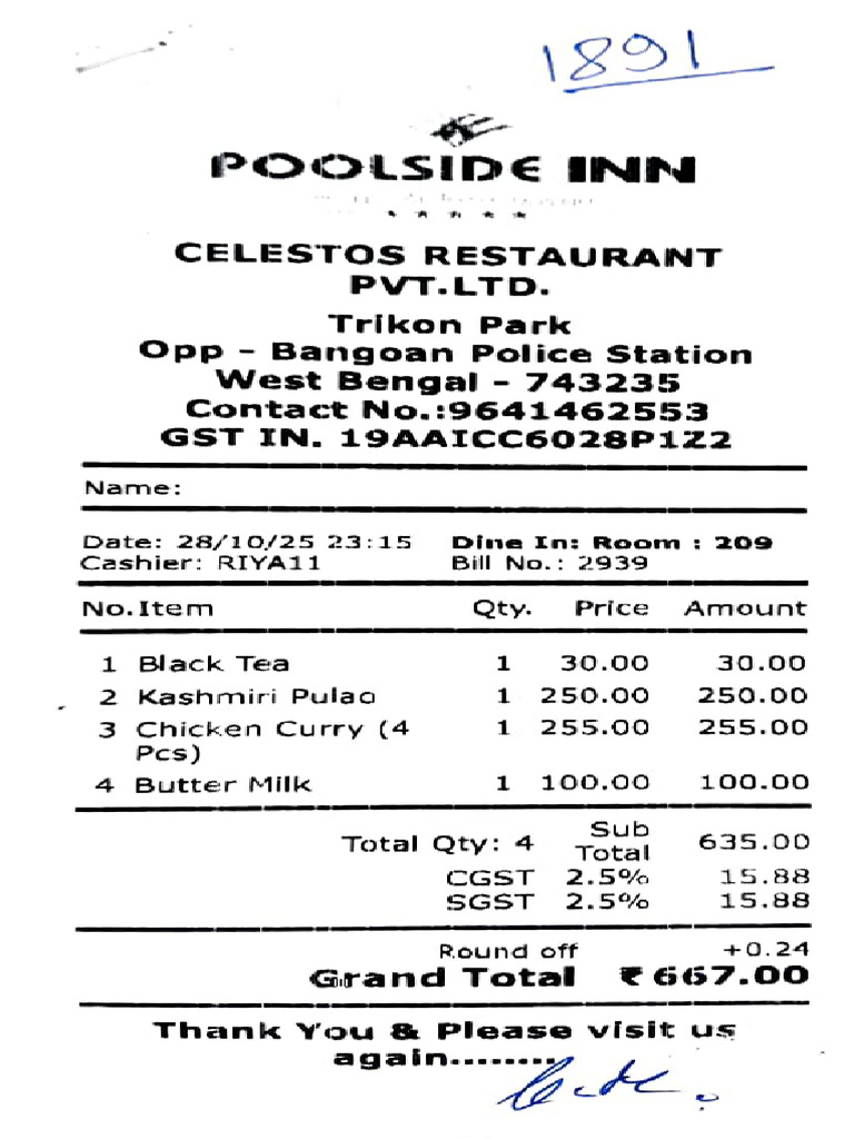 Food Bills KoenaMaji | PDF