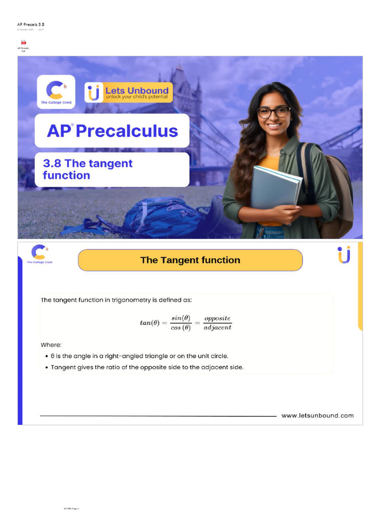 AP Precalc 3.8 REF | PDF