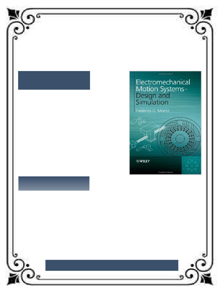 Electromechanical Motion Systems Design and Simulation 1st Edition ...