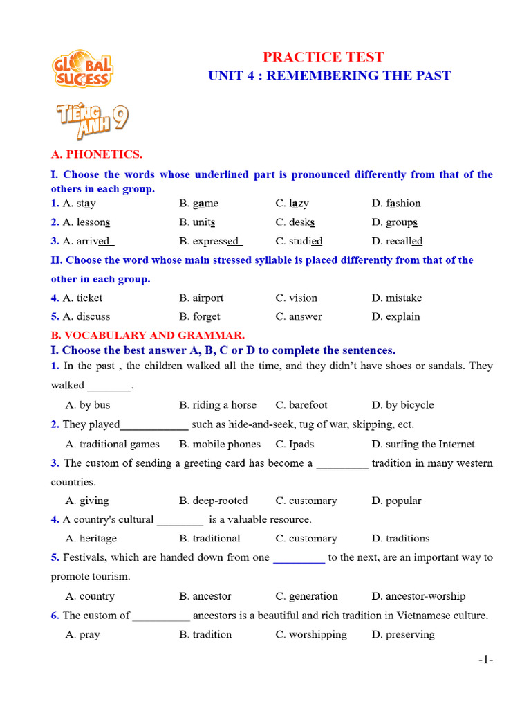 Test Unit 4 | PDF