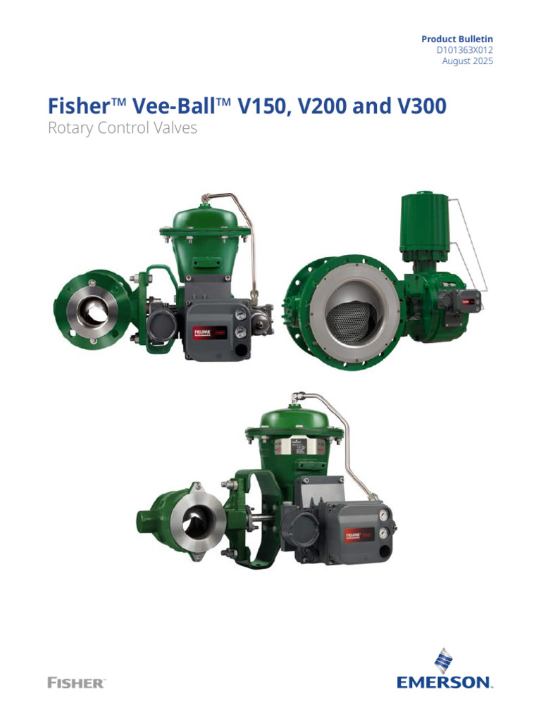 Fisher Vee-Ball Control Valves Overview | PDF | Valve | Mechanical ...