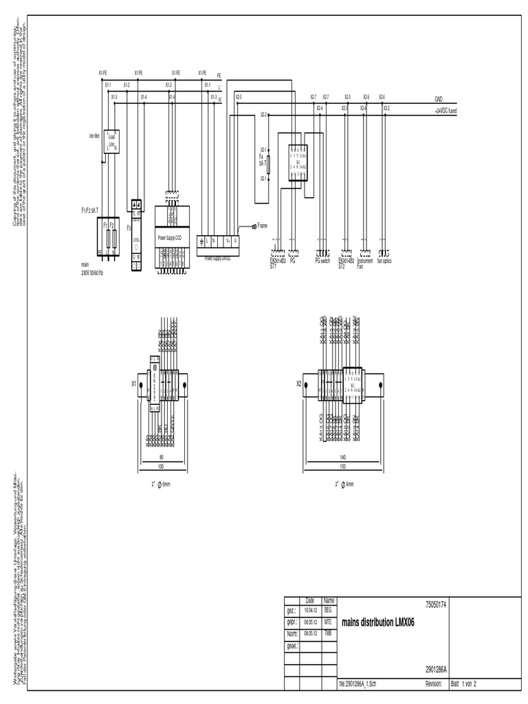 LMX06 Mains Distribution Overview | PDF | Electric Power | Electrical ...