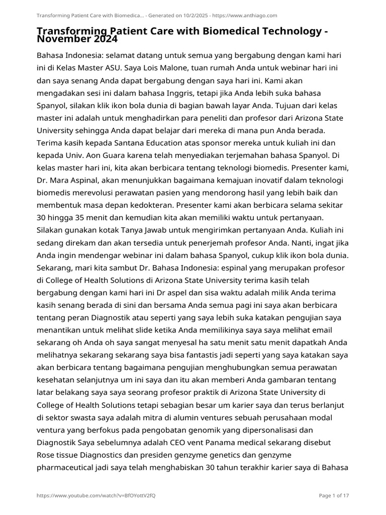 Transforming Patient Care With-02!10!2025 | PDF