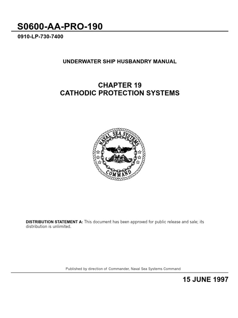 Underwater Cathodic Protection Guide | PDF | Corrosion | Electrochemistry
