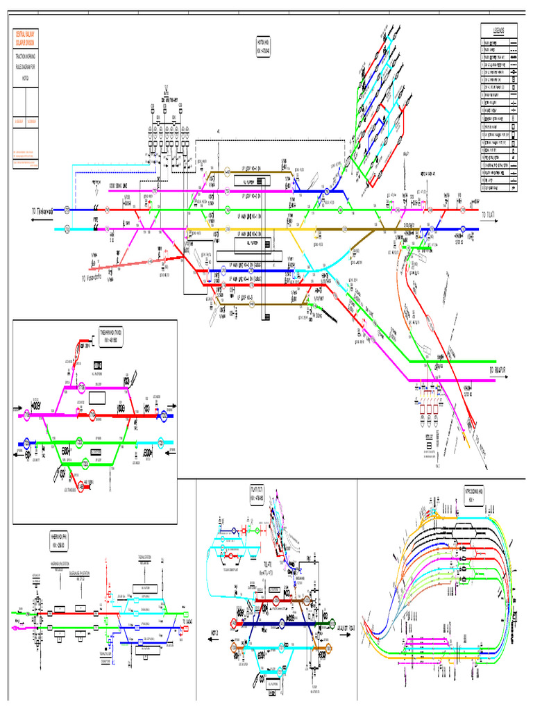 NTPC Siding and Traction Working Diagram | PDF