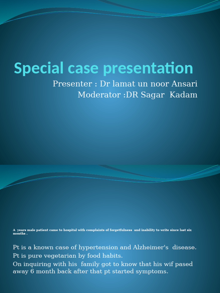 Special Case Presentation CJD Lamat | PDF
